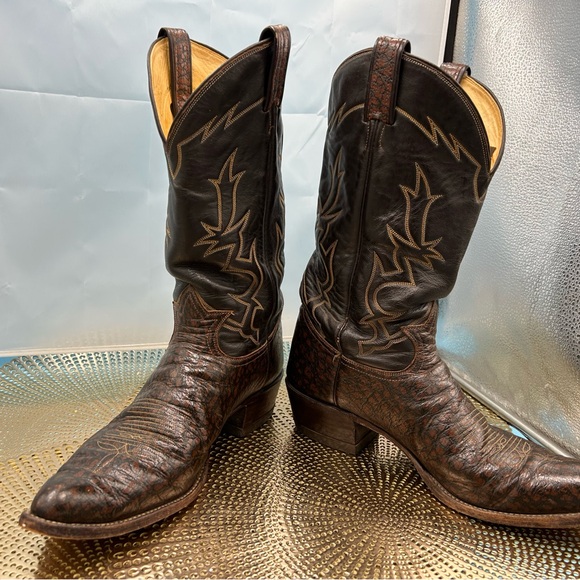 Shoes | Tony Lama Men 13 Vintage Texas Cowboy Boots | Poshmark